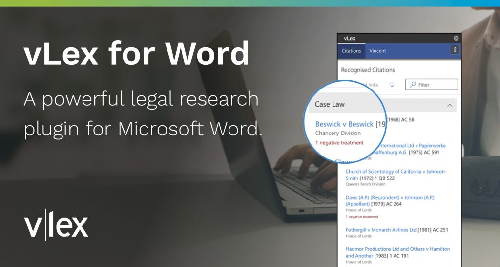 vLex launch powerful legal research plugin for Microsoft Word - News Anyway